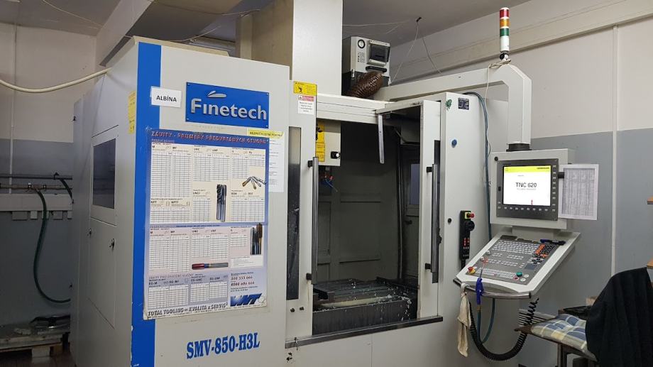 Vertikalni obdelovalni center FINETECH SMV-850-H3L - ONLINE dražba