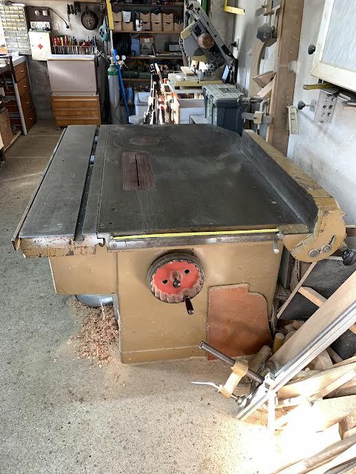Krožna žaga in skobeljni stroj SCM