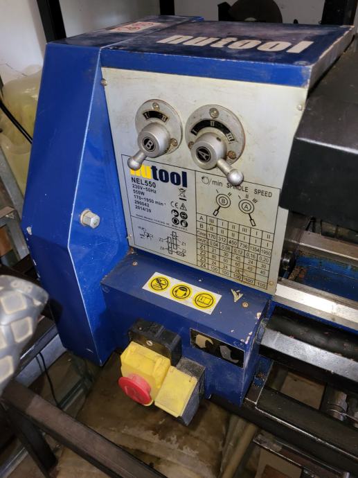 Lesna stružnica Nutool NEL 550 + Vrtalni stroj Walter