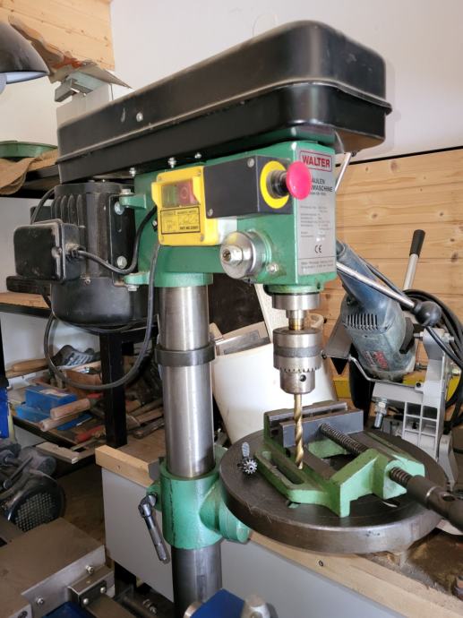 Lesna stružnica Nutool NEL 550 + Vrtalni stroj Walter