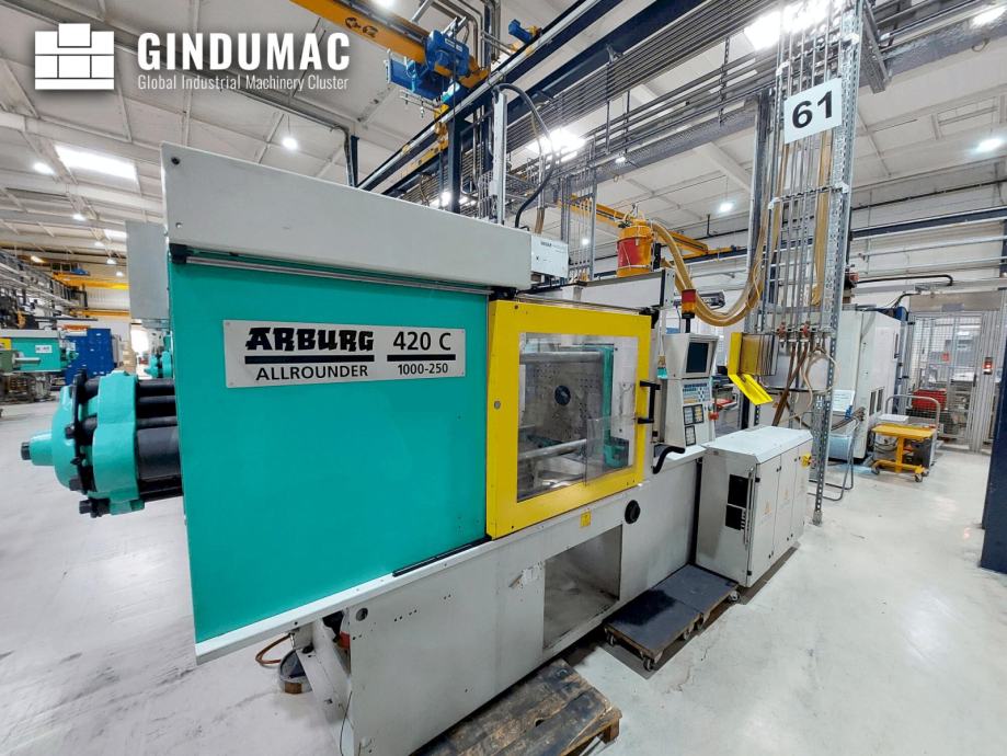 Used Injection moulding machine ARBURG 420C-1000-250 - 2001 - for sale