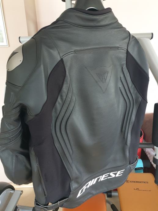 Motoristična jakna - Dainese Racing 3, + ščitnik hrbta Dain Wave D1 G2