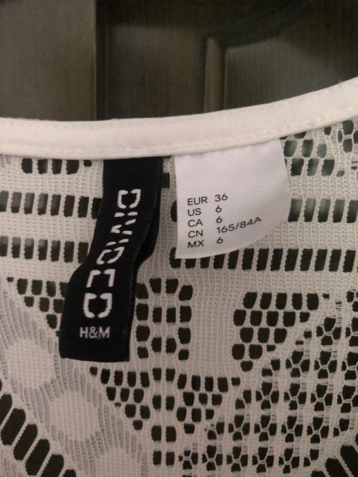 Poletna Bela H&M obleka