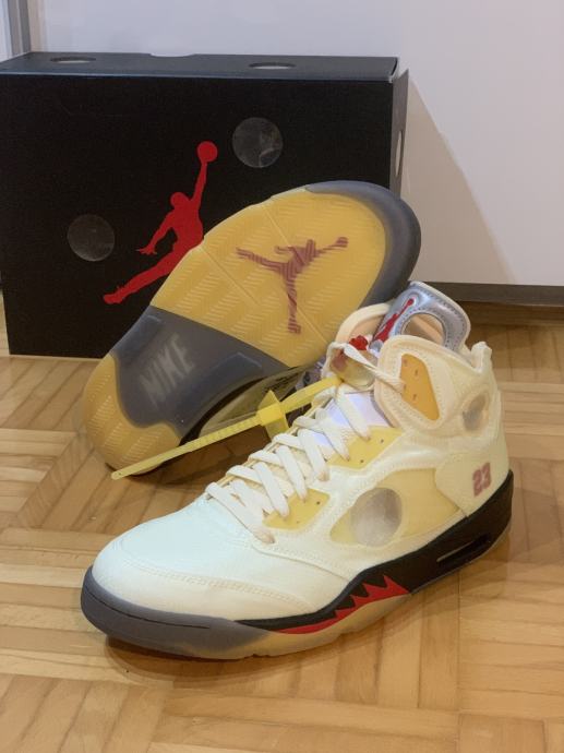 JORDAN 5 RETRO OFF-WHITE SAIL