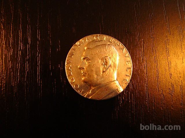 SREBRNA MEDALJA POGLAVNIK ANTE PAVELIĆ