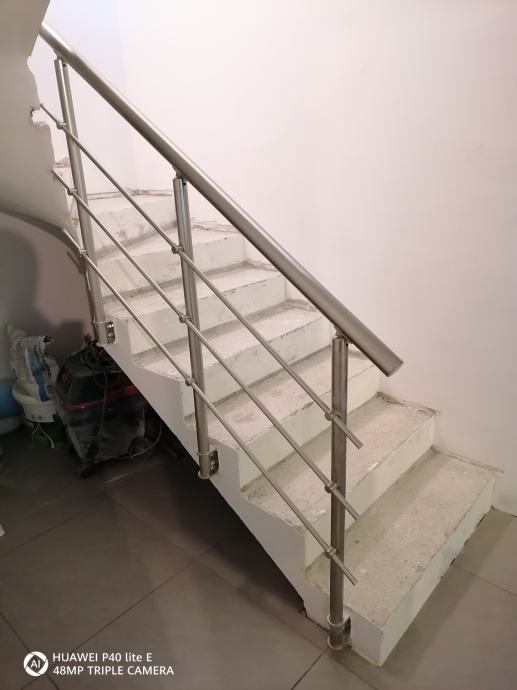 Inox ograja stopnice
