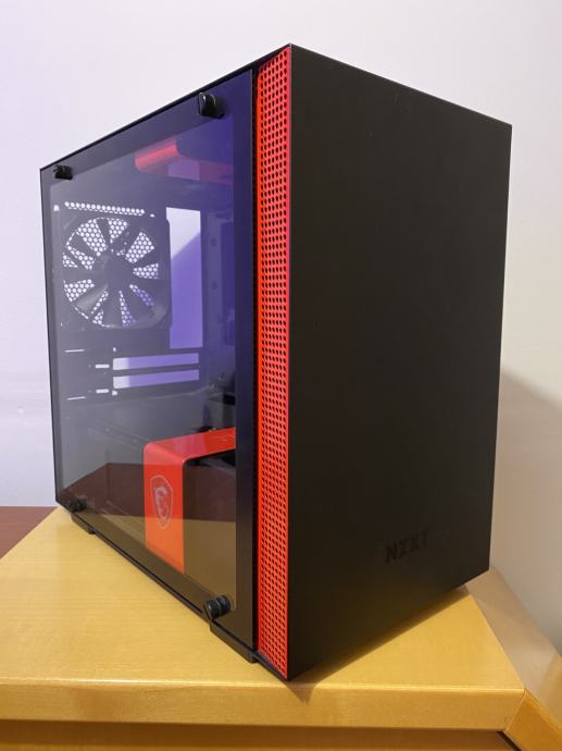Kot novo NZXT H210 RED Ohišje