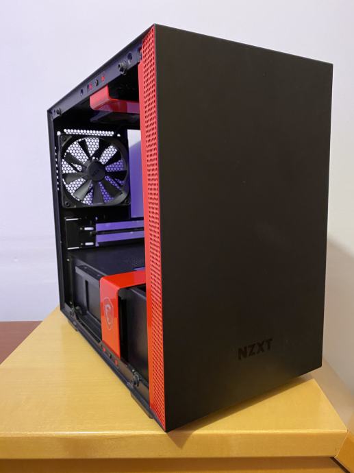 Kot novo NZXT H210 RED Ohišje