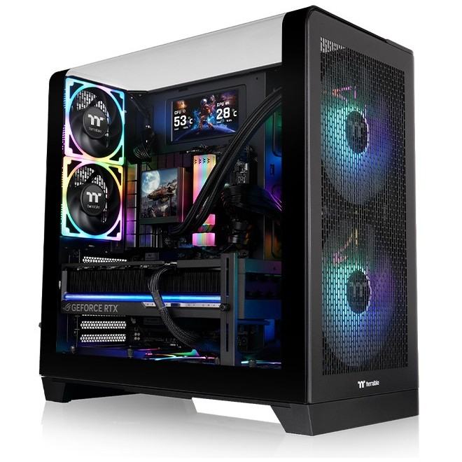 Midi Thermaltake View 390 Air črna