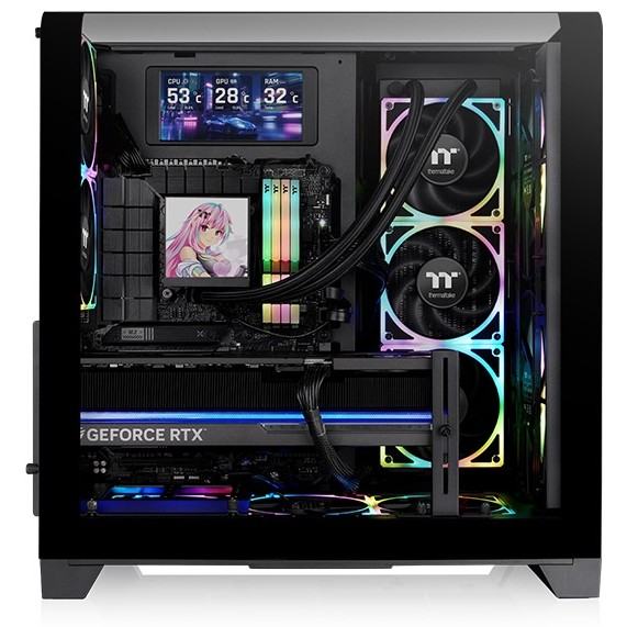 Midi Thermaltake View 390 Air črna