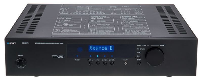 Apart Concept 1- professional digital controled amplifier- NOV