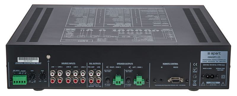 Apart Concept 1- professional digital controled amplifier- NOV