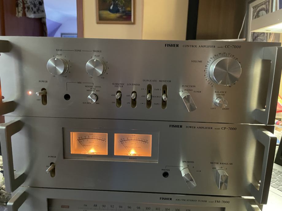 FISHER CC-7000 + CP-7000 + TR7000b