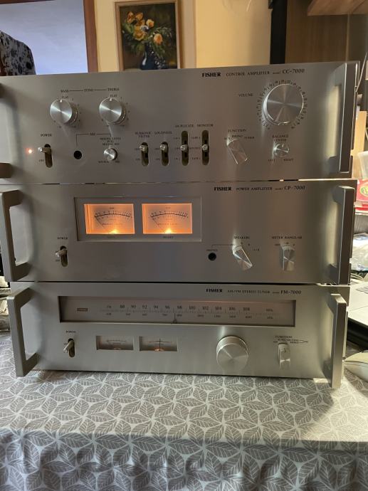 FISHER CC-7000 + CP-7000 + TR7000 black