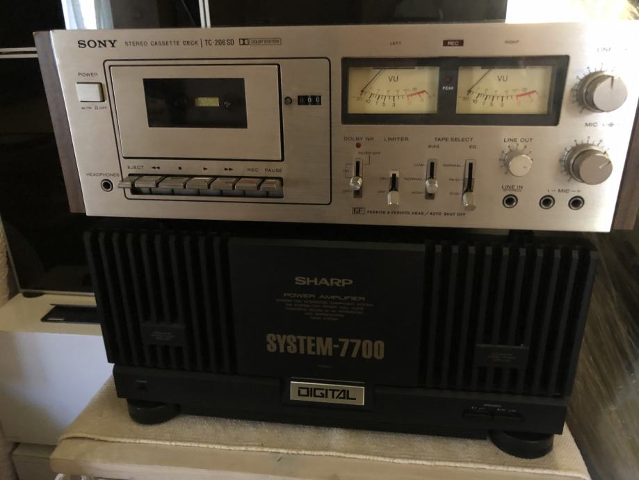 Končna stopnja Sharp 7700 sistem