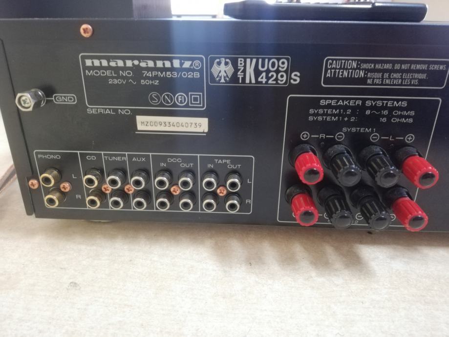 MARANTZ PM-53, stereo ojačevalec