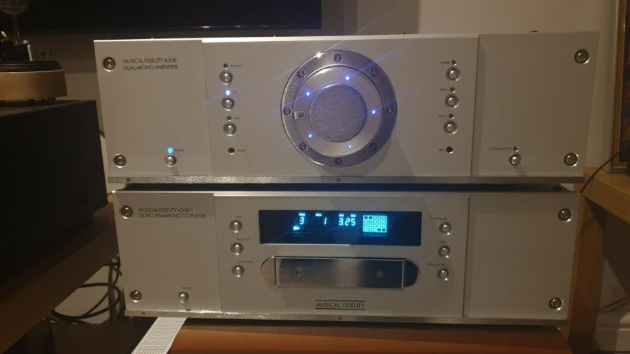 MUSICAL FIDELITY A 308 HI END HI-FI STEREO DUAL MONO OJAČEVALEC 2x300W