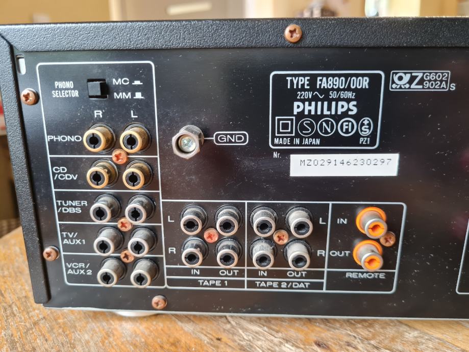 PHILIPS FA890, stereo ojačevalec