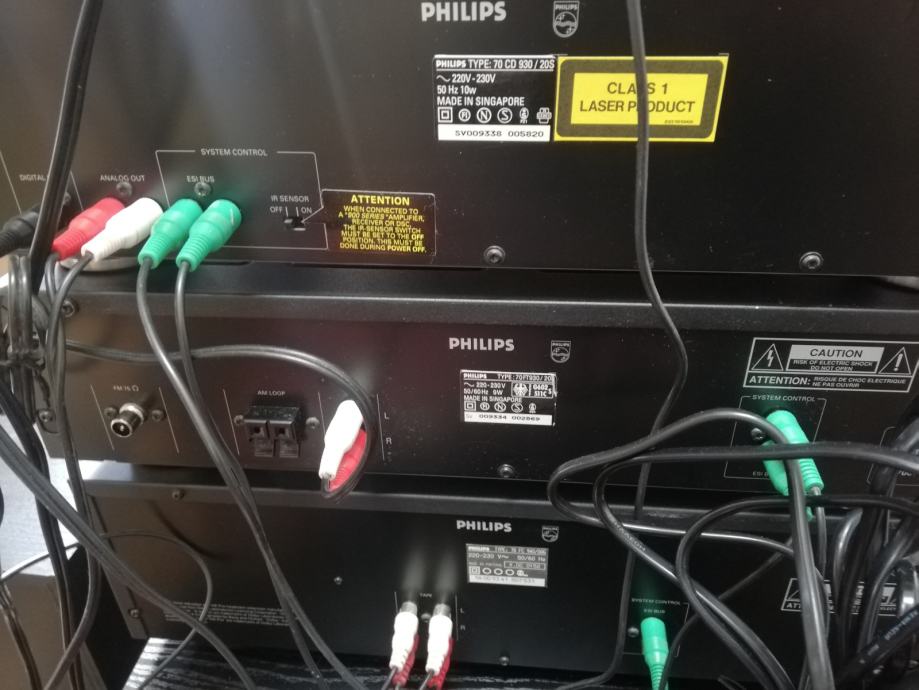 Philips FA930 ojačevalec, CD930 cd, FT930 tuner, FC940 kasetnik
