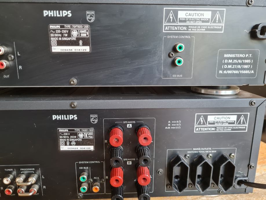 PHILIPS FA931 ojačevalec + FT920 tuner