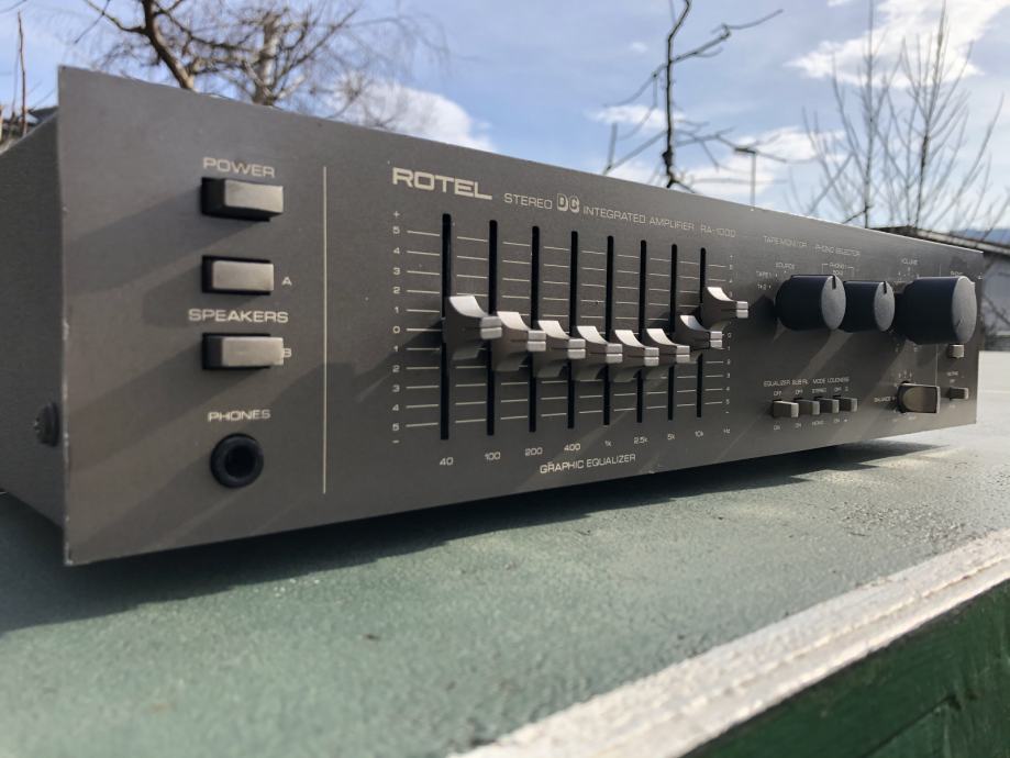 ROTEL RA- 1000 vrhunski stereo ojačevalec