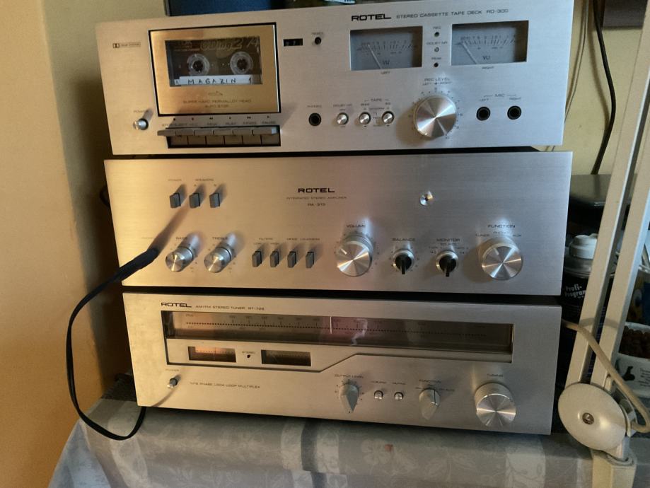 ROTEL RA-313 + RT-726 + RD-300