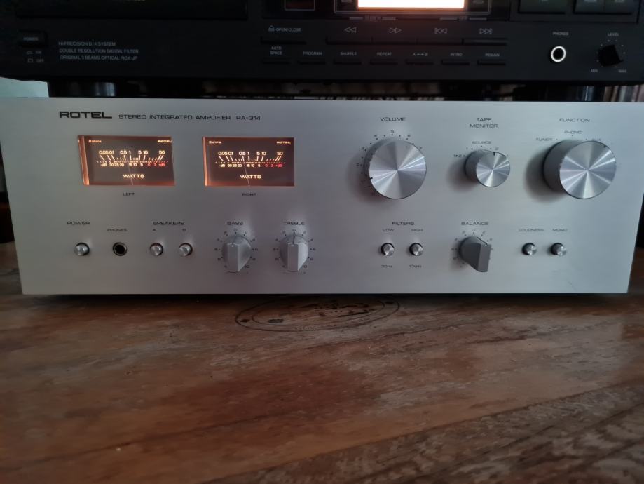 ROTEL RA-314, VINTAGE ojačevalec