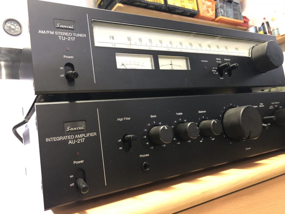 Sansui hifi stereo komplet