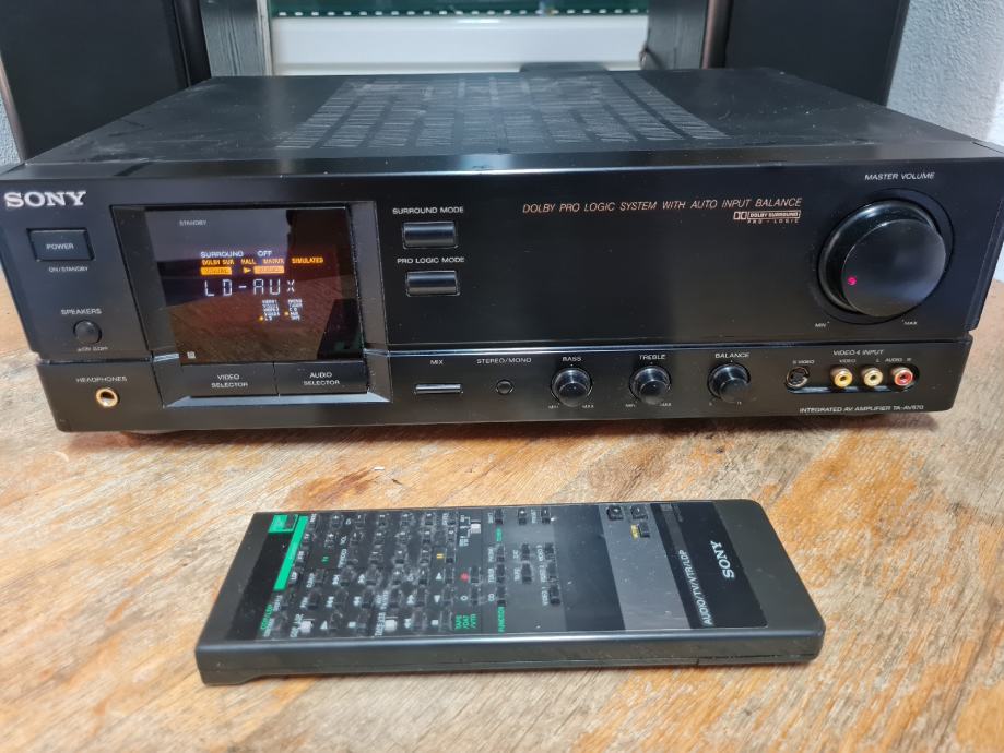 SONY TA-AV570, Dolby Surround DSP, ojačevalec