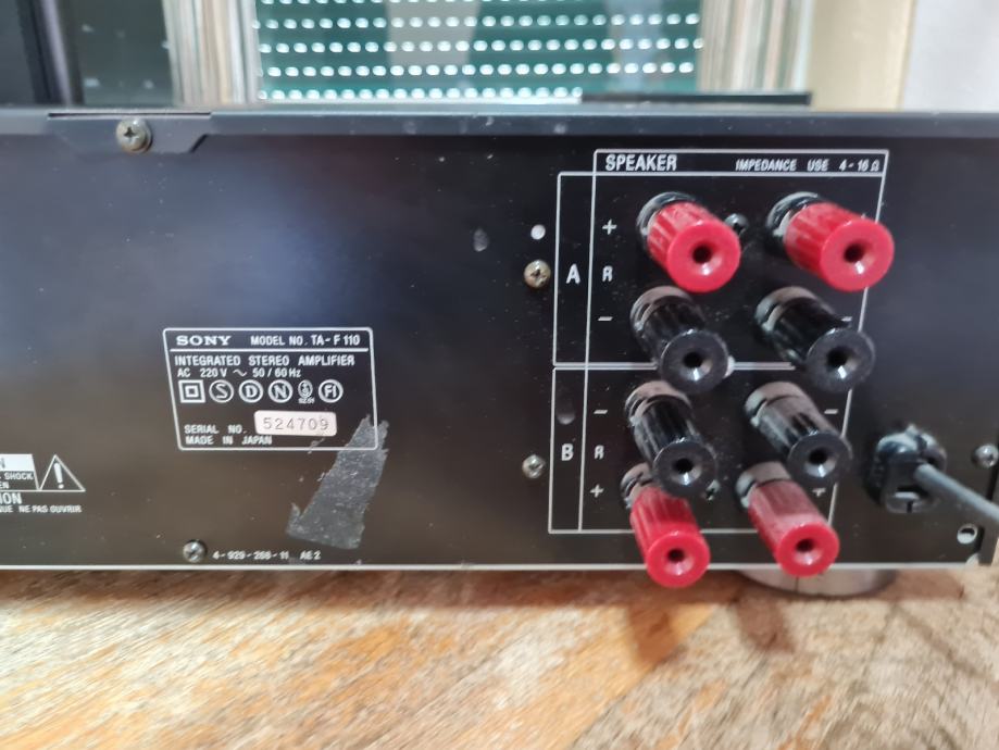 SONY TA- F 110, stereo ojačevalec