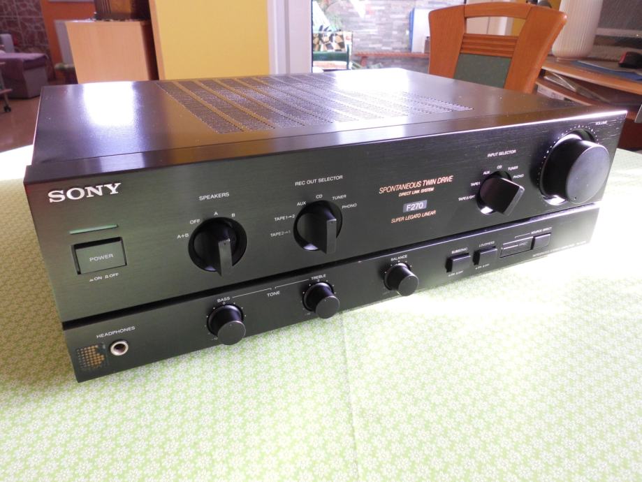 SONY TA-F270 , integrirani ojačevalec,brezhiben,PRODAM
