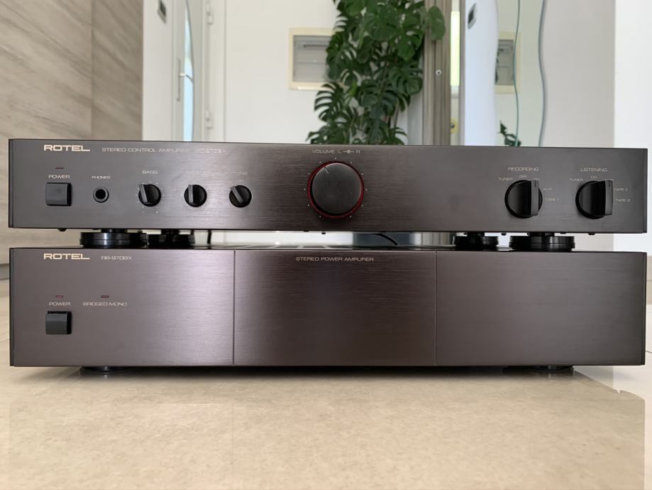 Stereo ojačevalec in predojačevalec ROTEL RC-970BX, RB-970BX