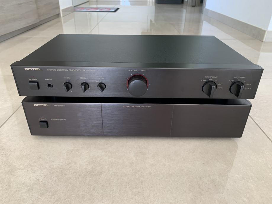 Stereo ojačevalec in predojačevalec ROTEL RC-970BX, RB-970BX