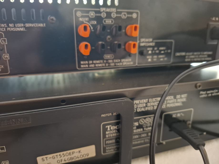 Technics ojačevalec in tuner