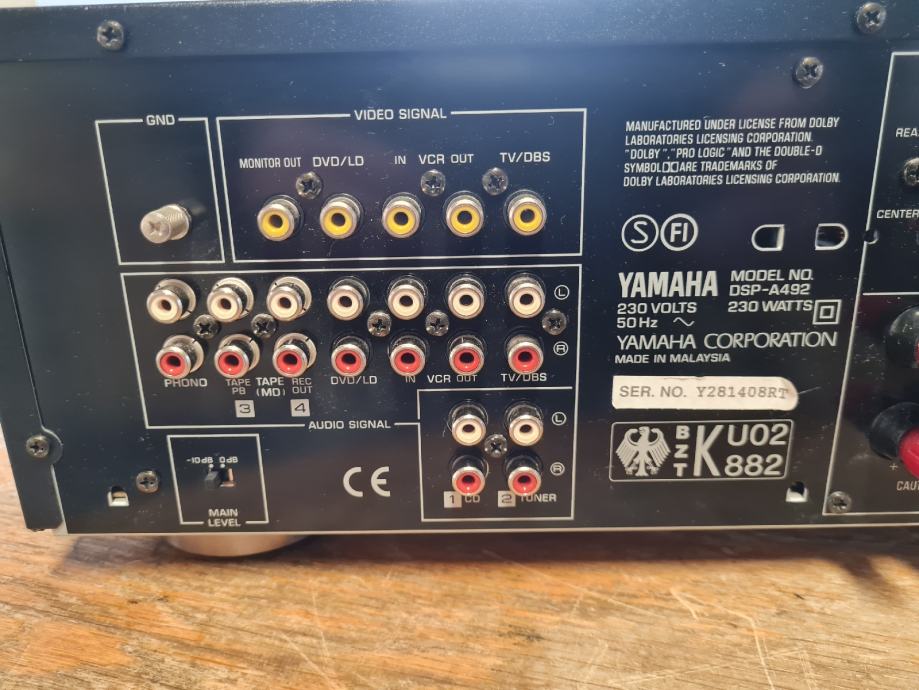 YAMAHA DSP-A492, 5.1 ojačevalec