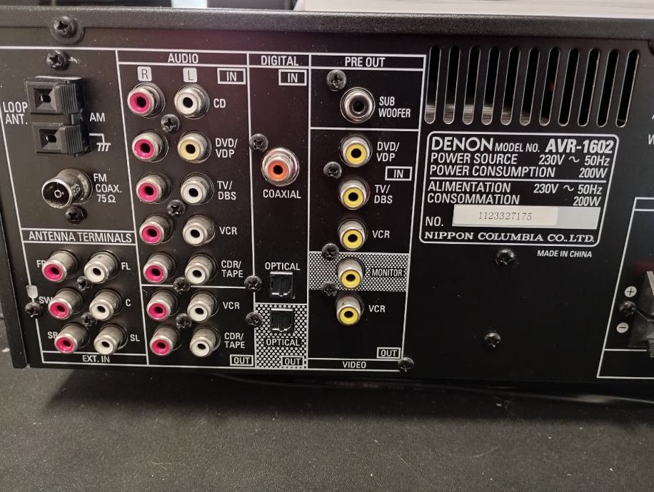 DENON AVR-1602, 5.1 RECEIVER