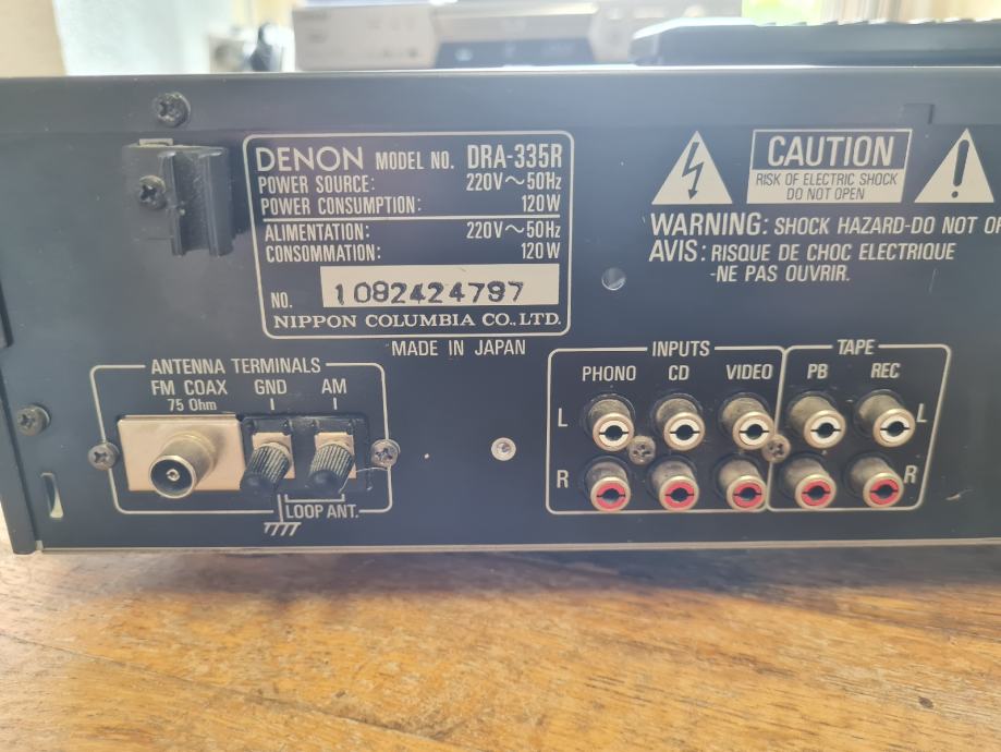 DENON DRA-335R, stereo receiver