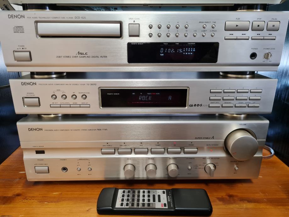 DENON PMA-715R ojačevalec, TU-380RD tuner, DCD-625 CD