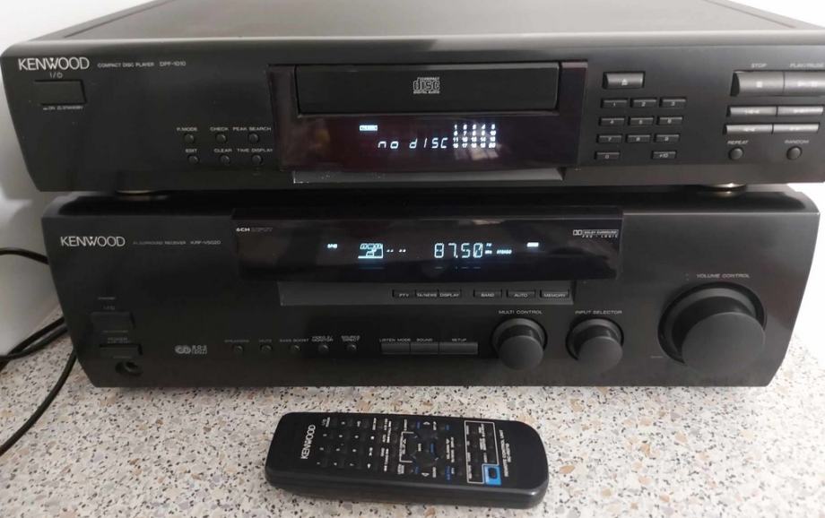 HI-FI SURROUND RECEIVER KENWOOD 5020 + CD PREDVAJALNIK KENWOOD