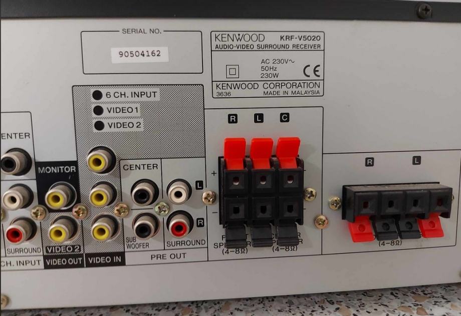 HI-FI SURROUND RECEIVER KENWOOD 5020 + CD PREDVAJALNIK KENWOOD