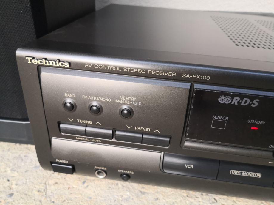 HI - FI Technics ojačevalec z tunerjem,Technics SA - EX 100, ojačeval