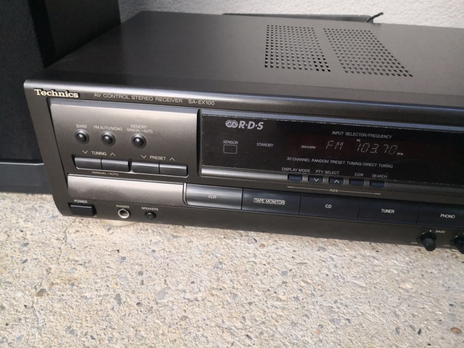 HI - FI Technics ojačevalec z tunerjem,Technics SA - EX 100, ojačeval