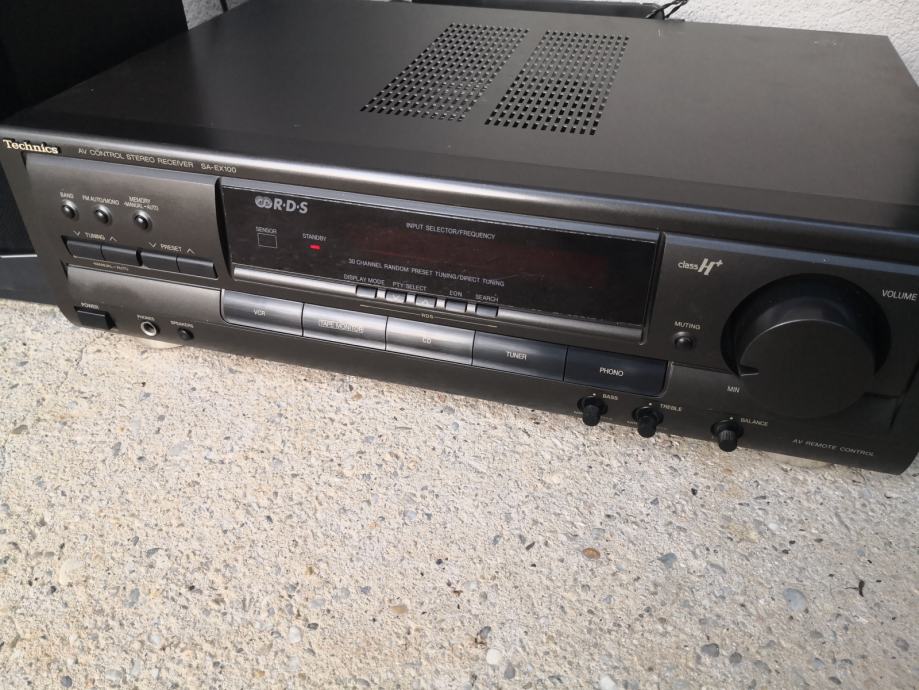 HI - FI Technics ojačevalec z tunerjem,Technics SA - EX 100, ojačeval
