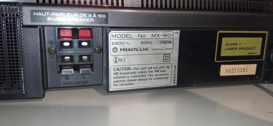 Hitachi Opus CD1 MX-W01