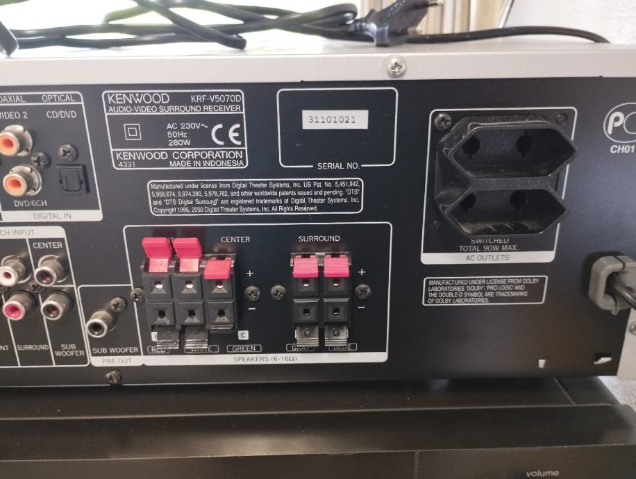 KENWOOD KRF-V5070D, 5.1 receiver