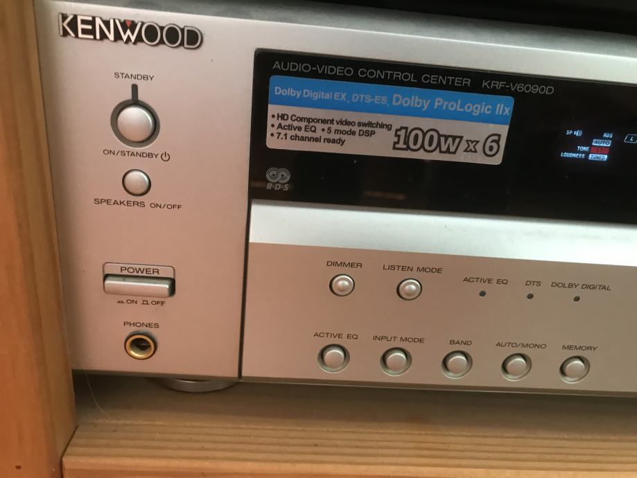 Receiver 6.1 Kenwood KRF-V6090-D, 6×100W