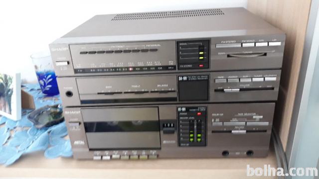 Receiver Sharp SA 101 in Sharp kasetofon RT 101