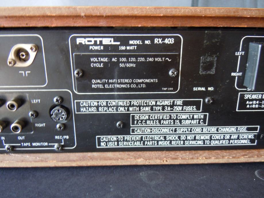 Rotel vintage receiver RX-403