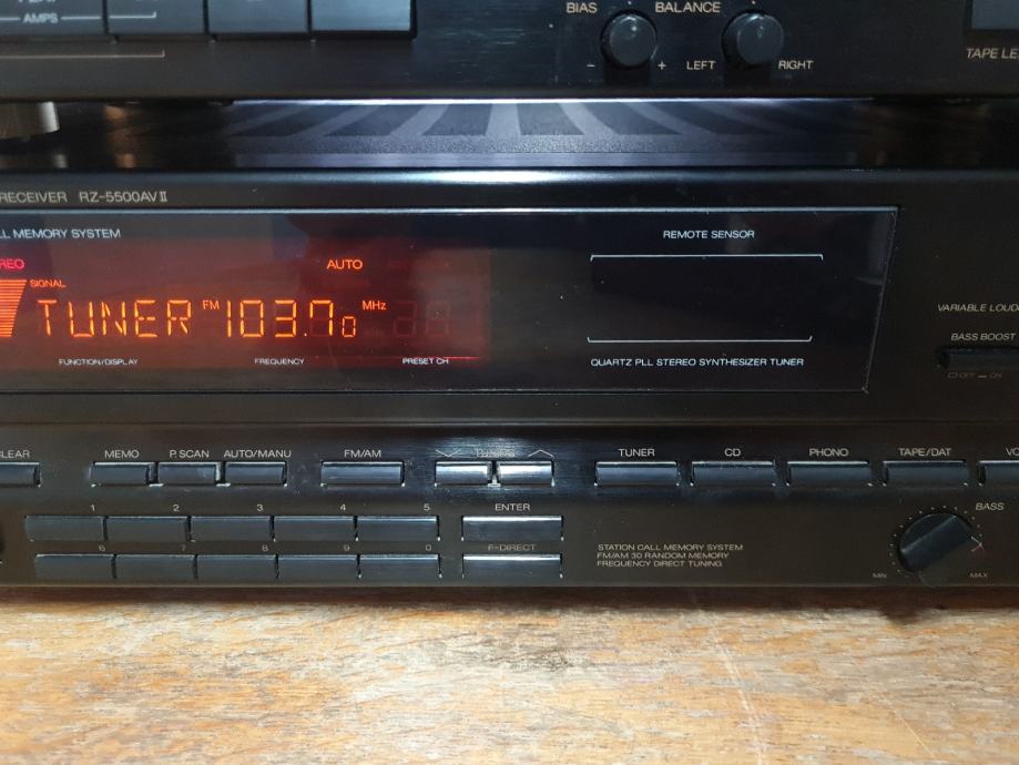 SANSUI RZ-5500AV II, stereo receiver + CD + KASETNIK