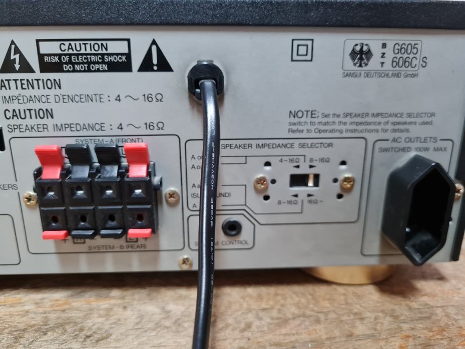 SANSUI RZ-5500AV II, stereo receiver + CD + KASETNIK